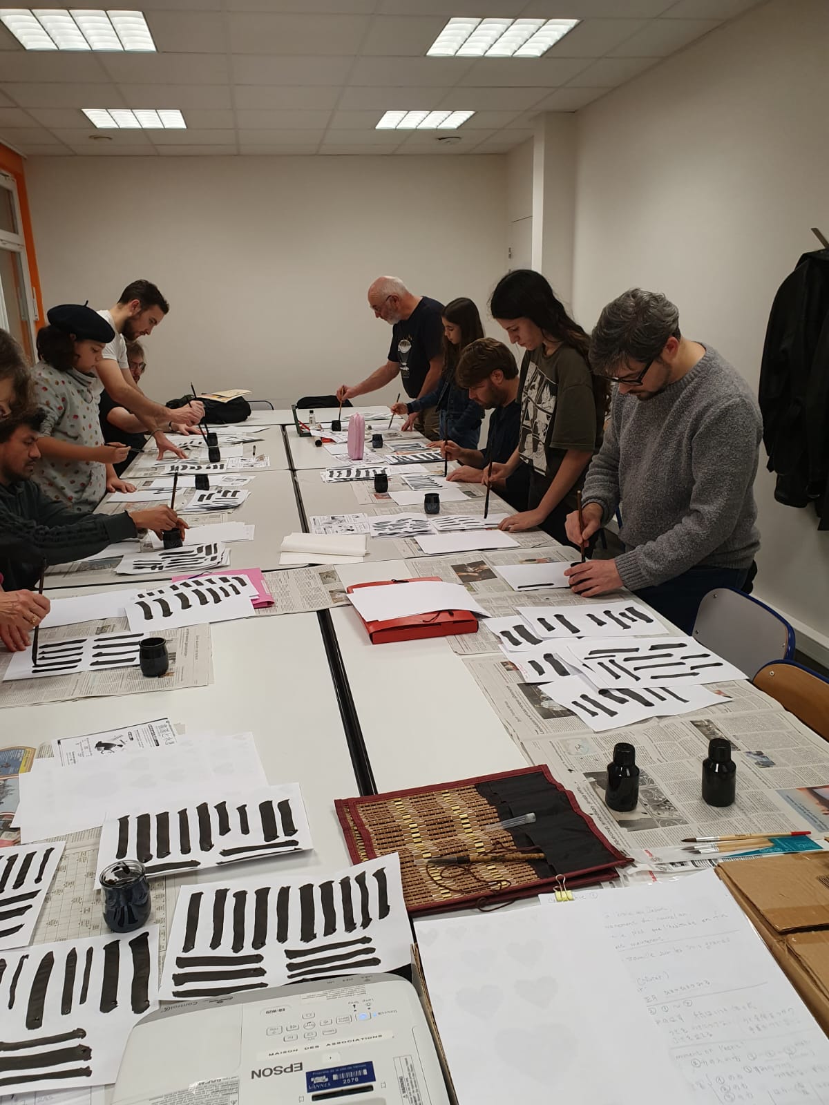 Cours de Calligraphie | Hermine et Sakura